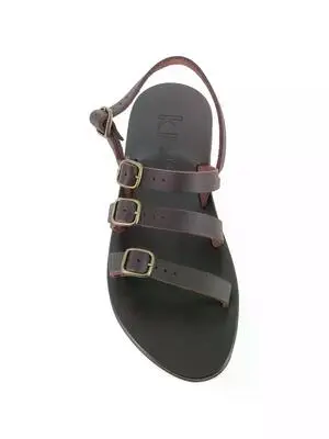 K.JACQUES Aldwin Strappy Sandals - Brown