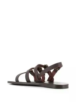 K.JACQUES Aldwin Strappy Sandals - Brown