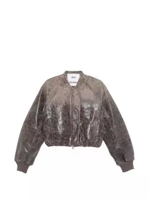 WON HUNDRED Ola Leather Bomber Jacket