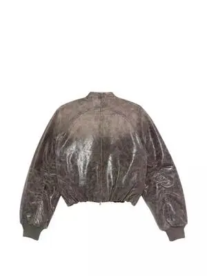 WON HUNDRED Ola Leather Bomber Jacket