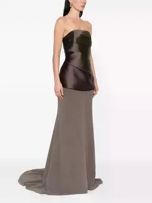 Solace London Allia Strapless Maxi Dress