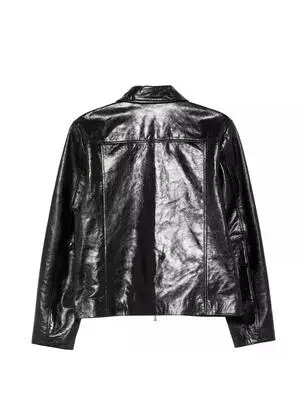 WON HUNDRED Dutton Leather Jacket - Black