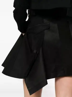 Sacai Panelled Pleated Skirt