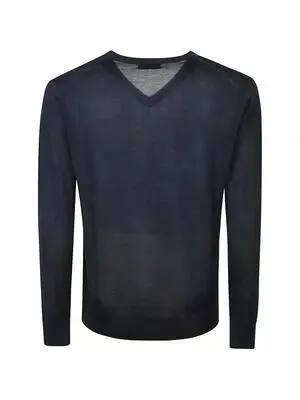BALLANTYNE V-neck Sweater - Blue