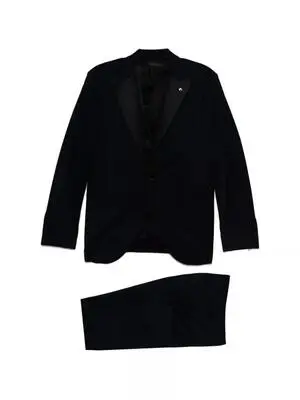 LUIGI BIANCHI MANTOVA Button Suit - Blue