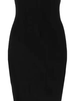 Versace Buckle Strap Dress - Black