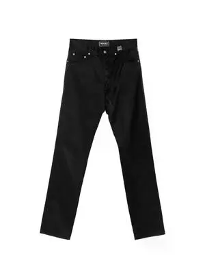 Versace 1990s Belt Loops Trousers - Black