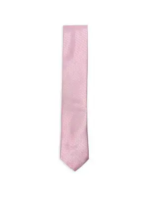 Zegna Textured Silk Tie - Pink