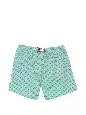 MC2 SAINT BARTH Patterned Swim Shorts - Blue