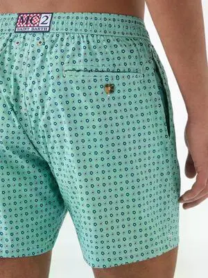 MC2 SAINT BARTH Patterned Swim Shorts - Blue