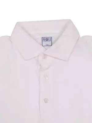 Fedeli Knitted Polo Shirt - White