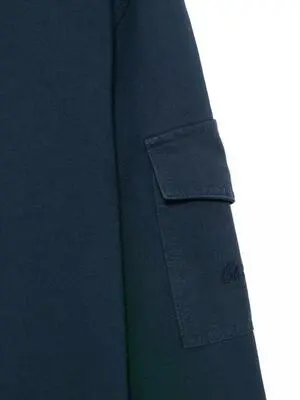MC2 SAINT BARTH Chester Crew-neck Pocket Sweater - Blue