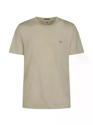 C.P. COMPANY Logo-patch Cotton T-shirt - Neutrals