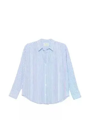 MC2 SAINT BARTH Striped Long-sleeve Shirt - Blue