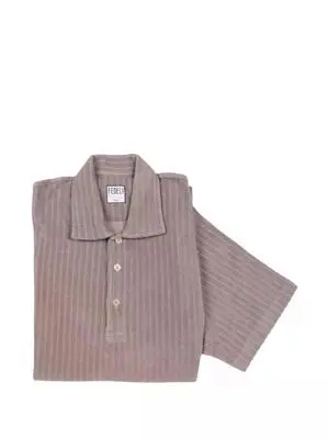 Fedeli Knitted Polo Shirt - Neutrals