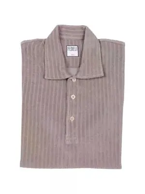 Fedeli Knitted Polo Shirt - Neutrals
