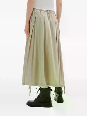 MUSIUM DIV. Pleated Midi Skirt - Neutrals