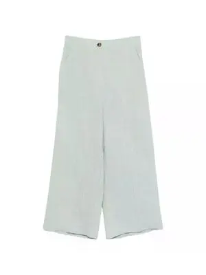 EMME Clava Button Palazzo Pants