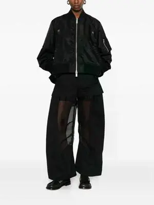 Sacai Zip-pocket Bomber Jacket - Black