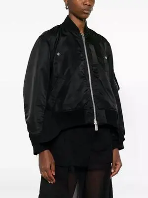 Sacai Zip-pocket Bomber Jacket - Black
