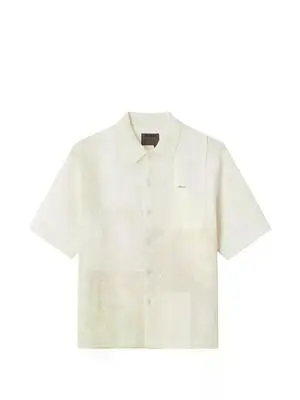 MUSIUM DIV. Lace-panelled Shirt