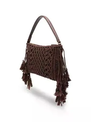 TWINSET Crochet Bag With Fringes