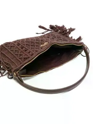 TWINSET Crochet Bag With Fringes