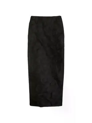Max Mara Adepto Ruffled Maxi Skirt - Black