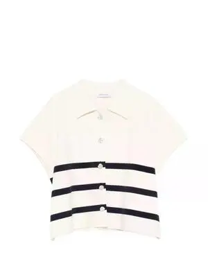 PHILO-SOFIE Striped Button Cardigan