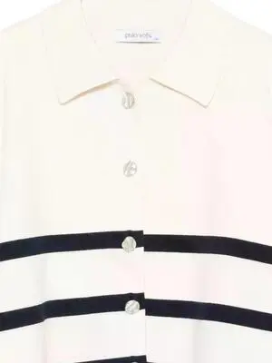 PHILO-SOFIE Striped Button Cardigan