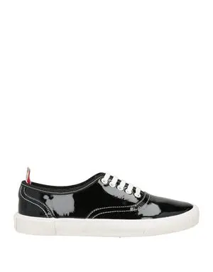 Thom Browne Leather Low-top Sneakers - Black