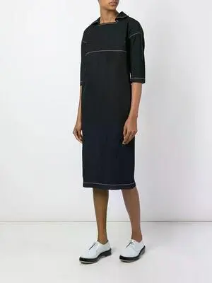 Comme Des Garçons Boxy Fit Collared Dress