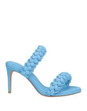 ALEXANDRE BIRMAN Leather Braided Stiletto Sandals