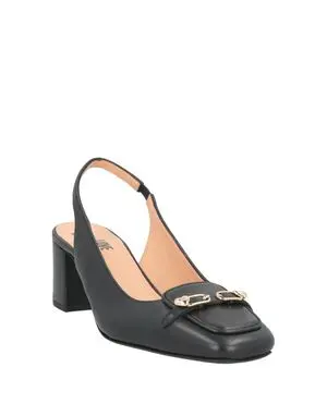 Moschino Leather Slingback Pumps