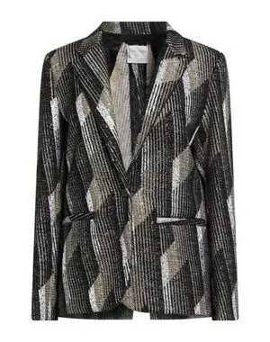FORTE_FORTE Single-breasted Blazer With Sequins - Black