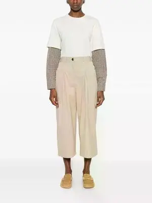 Loewe Pleated Straight Leg Trousers