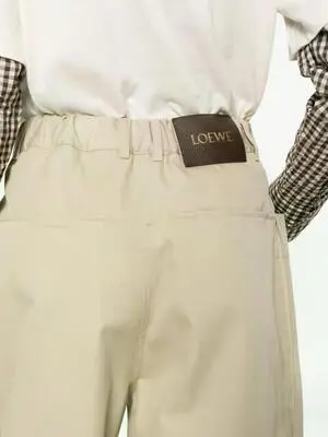 Loewe Pleated Straight Leg Trousers