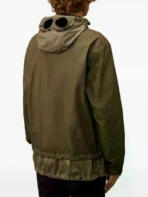 C.P. COMPANY Chest-pocket Hooded Jacket - Green