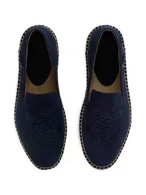 Vilebrequin Embroidered Turtle Boat Shoes - Blue