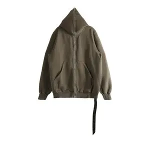 Rick Owens Felpa Jumbo Gimp Hoodie - Brown