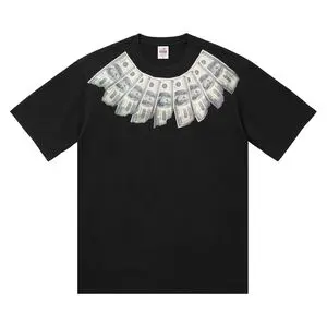 Supreme X Mm6 Maison Margiela Money Short-sleeve Top - Black
