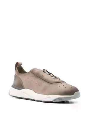 Santoni Innova Perforated Sneakers - Neutrals