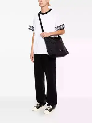 AGNES B. Large Fred Shoulder Bag - Black