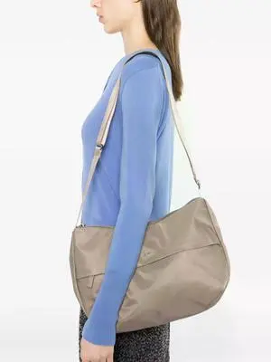 AGNES B. Logo-embossed Shoulder Bag
