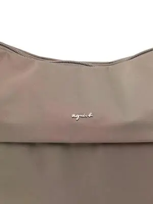 AGNES B. Logo-embossed Shoulder Bag