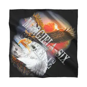 Supreme X Mm6 Maison Margiela Eagle Silk Scarf - Multicolor