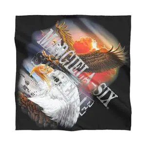 Supreme X Mm6 Maison Margiela Eagle Silk Scarf - Multicolor