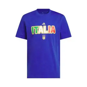 Adidas Fifa World Cup 26 Italy Home Graphic Tee - Blue