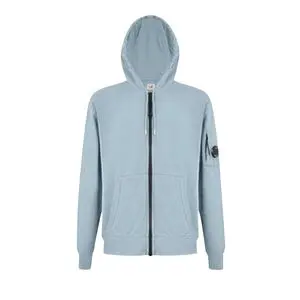 C.P. COMPANY Light Fleece Zip Hooded Sweatshirt