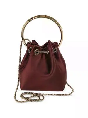 JIMMY CHOO Bon Bon Ring-handle Bucket Bag